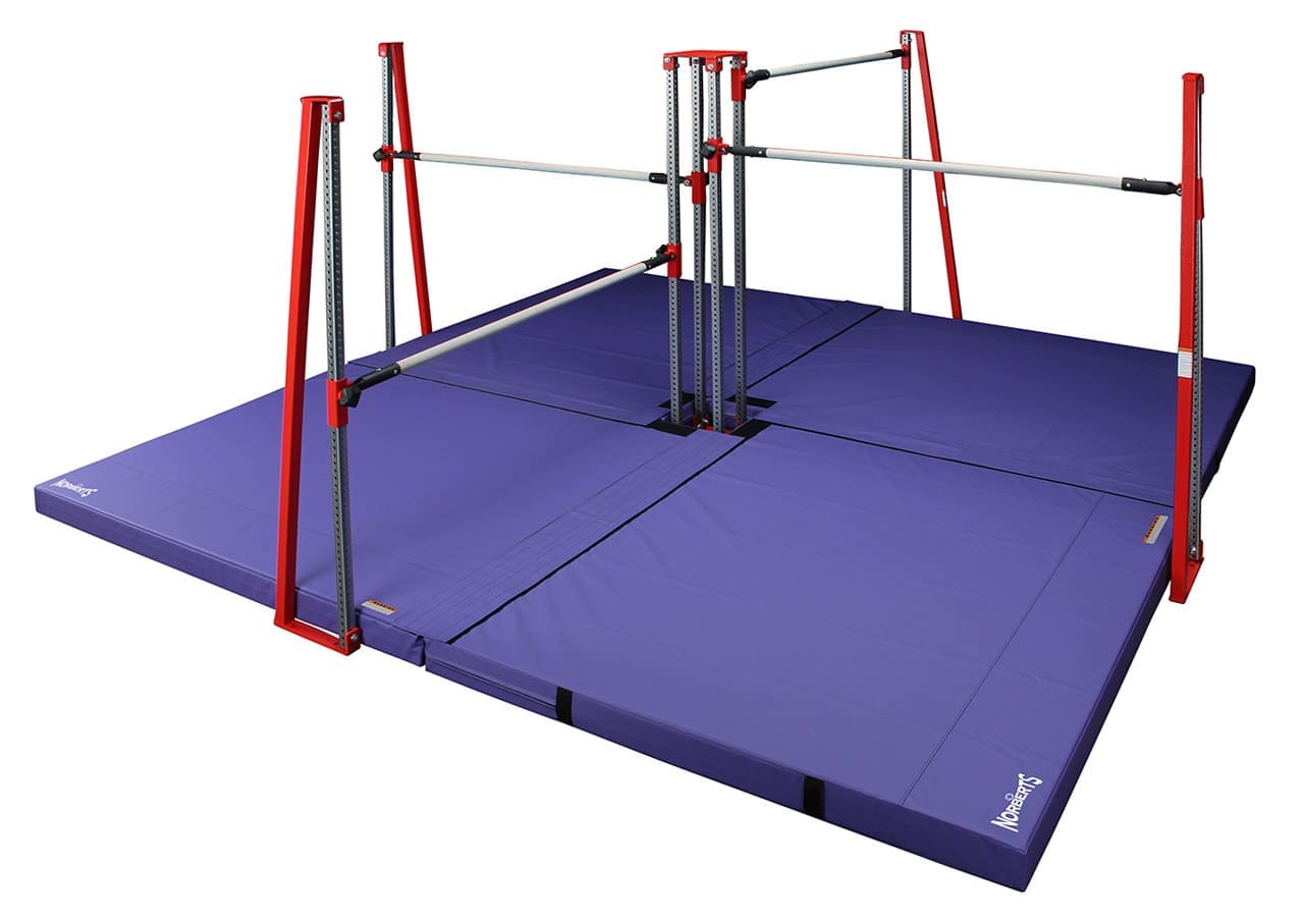 Quad Bar Mat System for 6' Rails | Gymnastics Equipment
